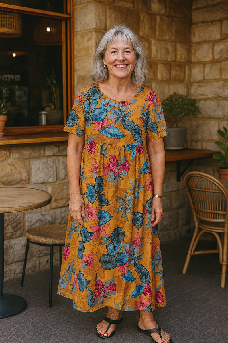 Elena | Breezy Floral Maxi Dress – Where Comfort Meets Confidence ...