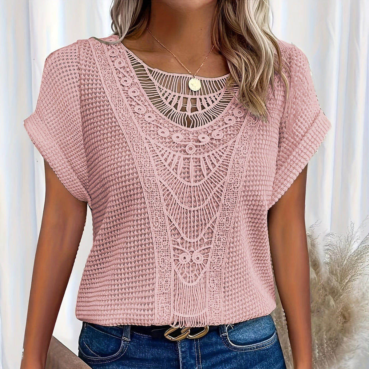Willow | Detailed Knitted Top – Lucy & Claire