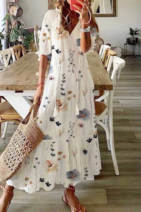Zoey | Effortless Floral Maxi – Lucy & Claire